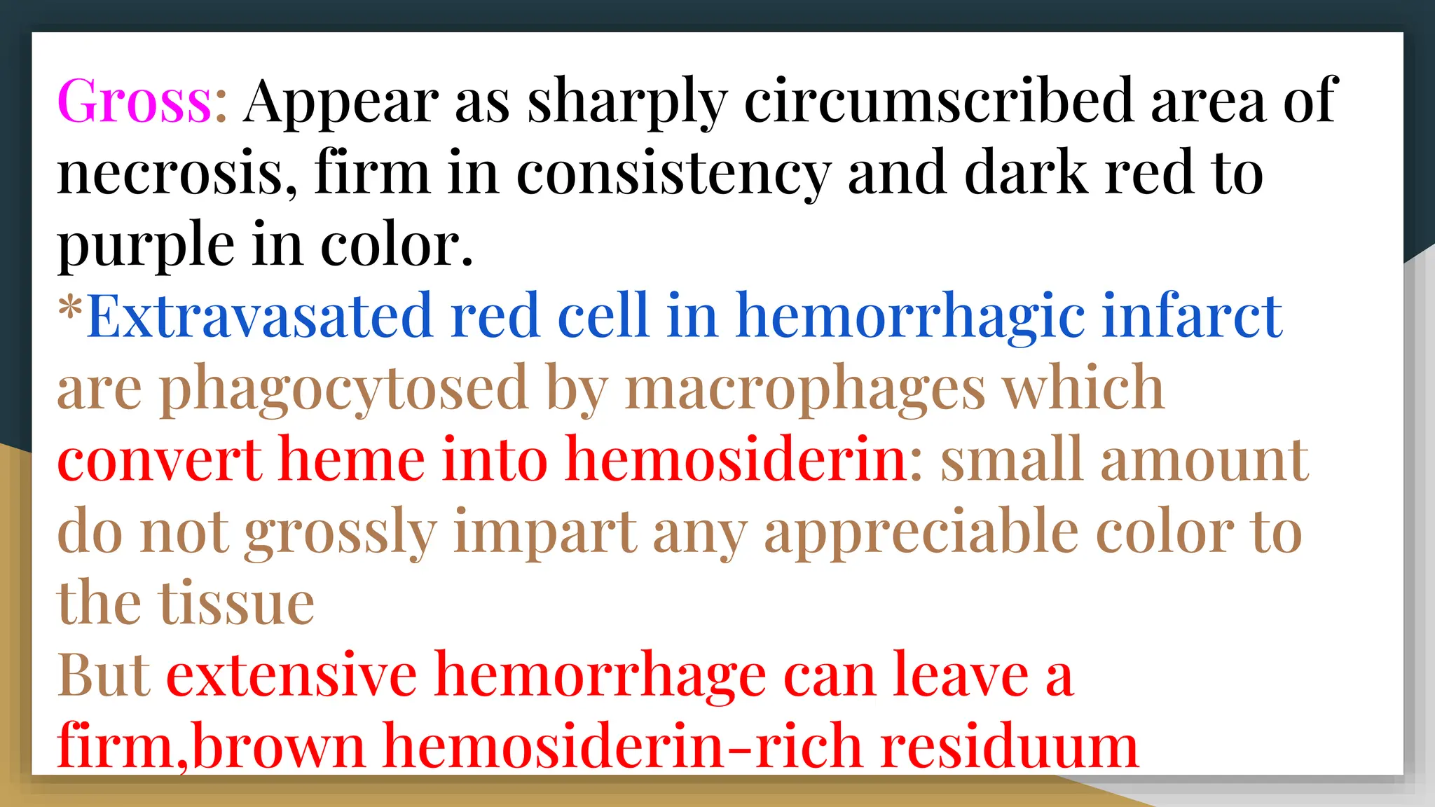 RED INFARCTS powerpoint presentation basics | PPTX