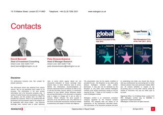 Opportunities in Illiquid Credit | PPT