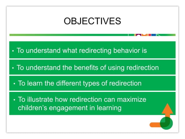Redirecting behavior presentation for childcare centers | PPTX