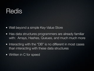 Redis and Ohm | PPT