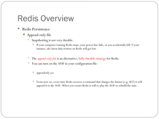 Redis Overview | PPT
