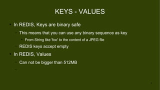An Introduction to REDIS NoSQL database | PPT