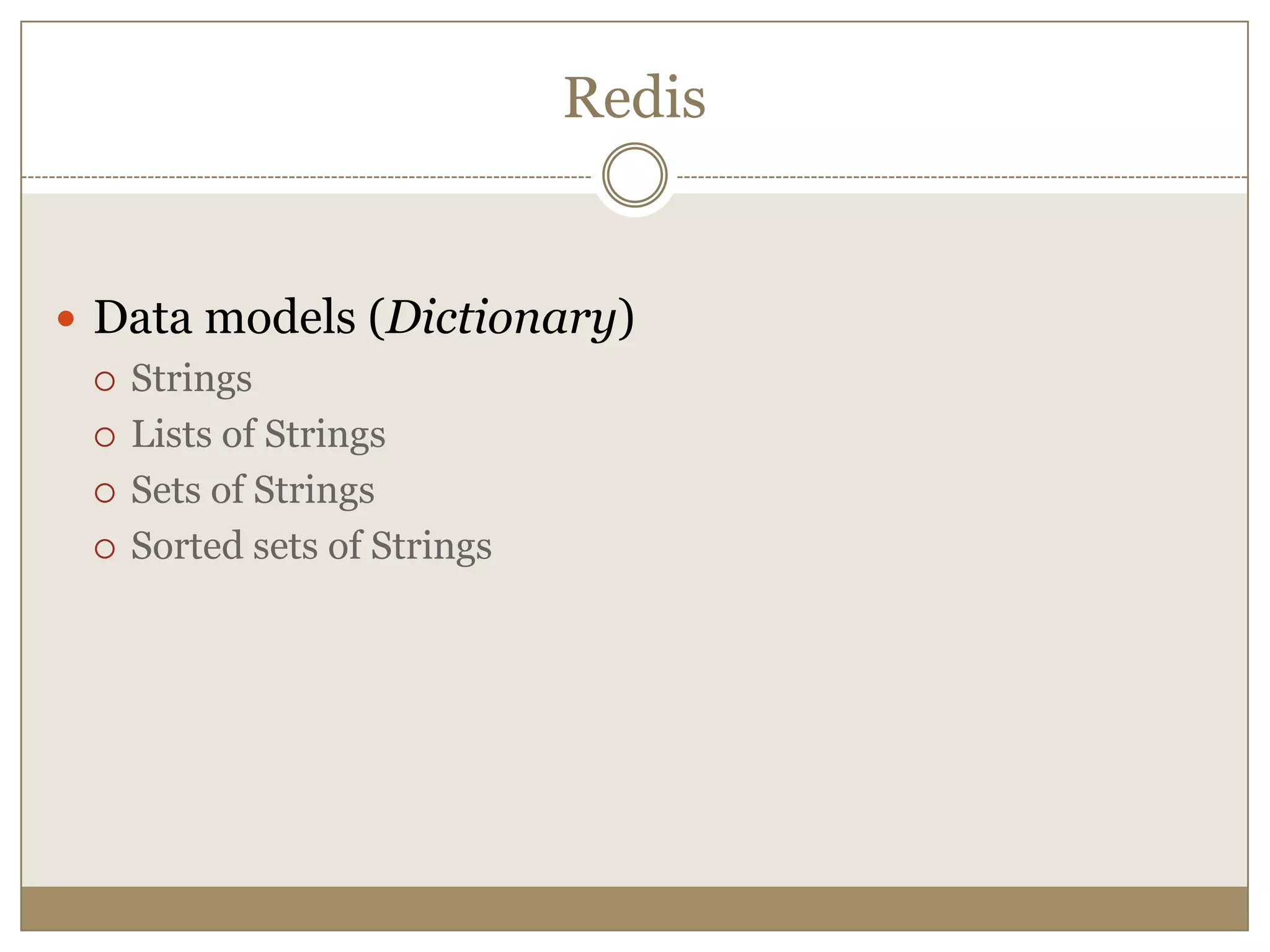 Lightning Talk - Redis | PPT