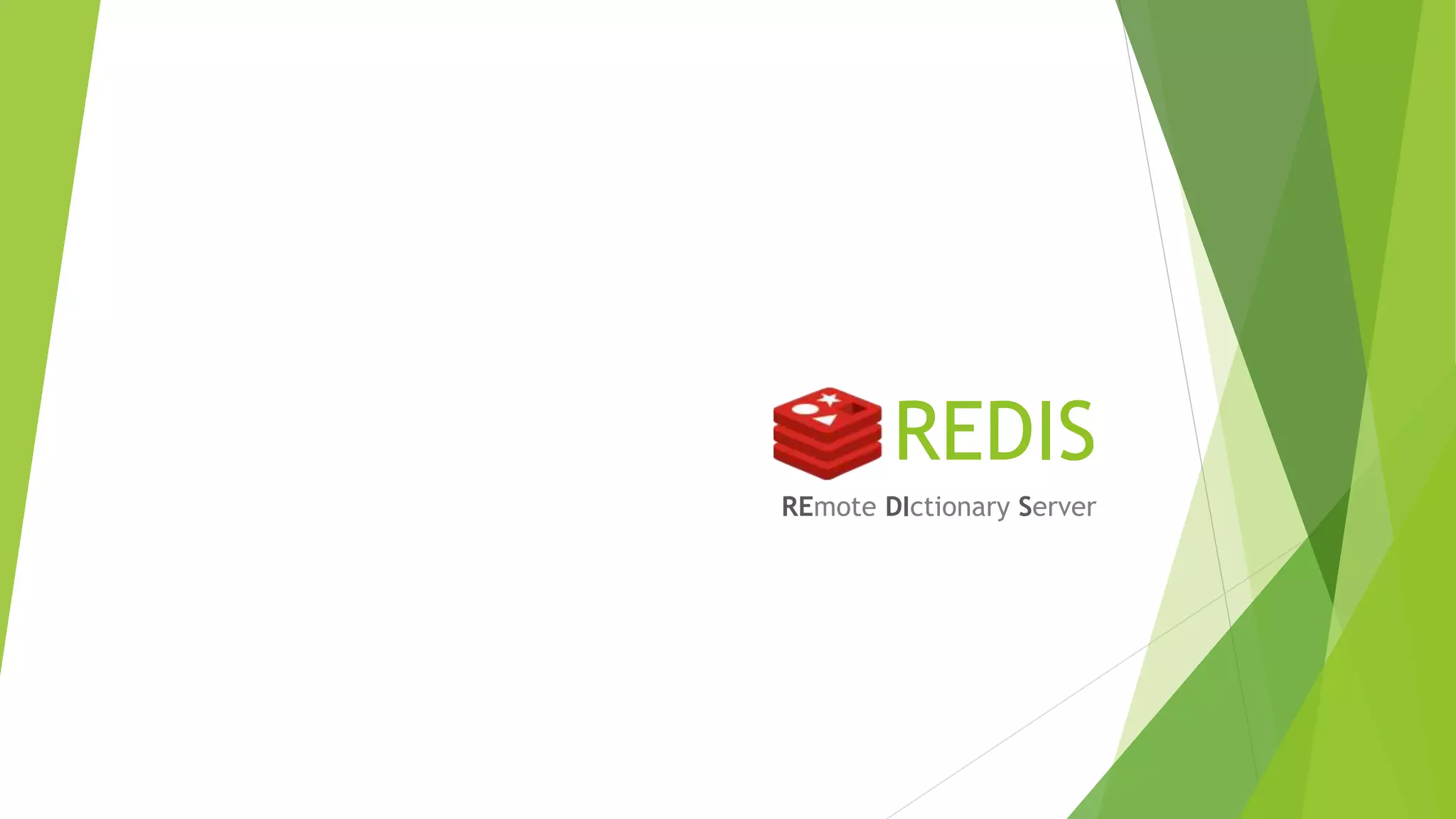 Redis introduction | PPTX