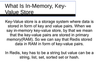 Redis overview | PPT