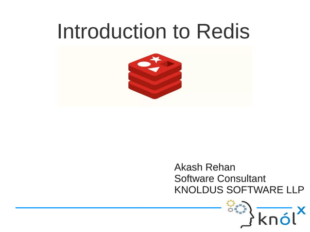 Introduction to Redis | PPT Introduction to Redis | PPT
