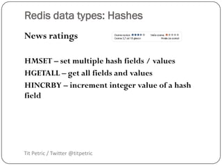 Redis/Lessons learned | PPT