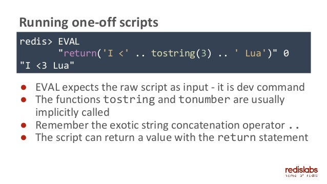Redis Lua Scripts