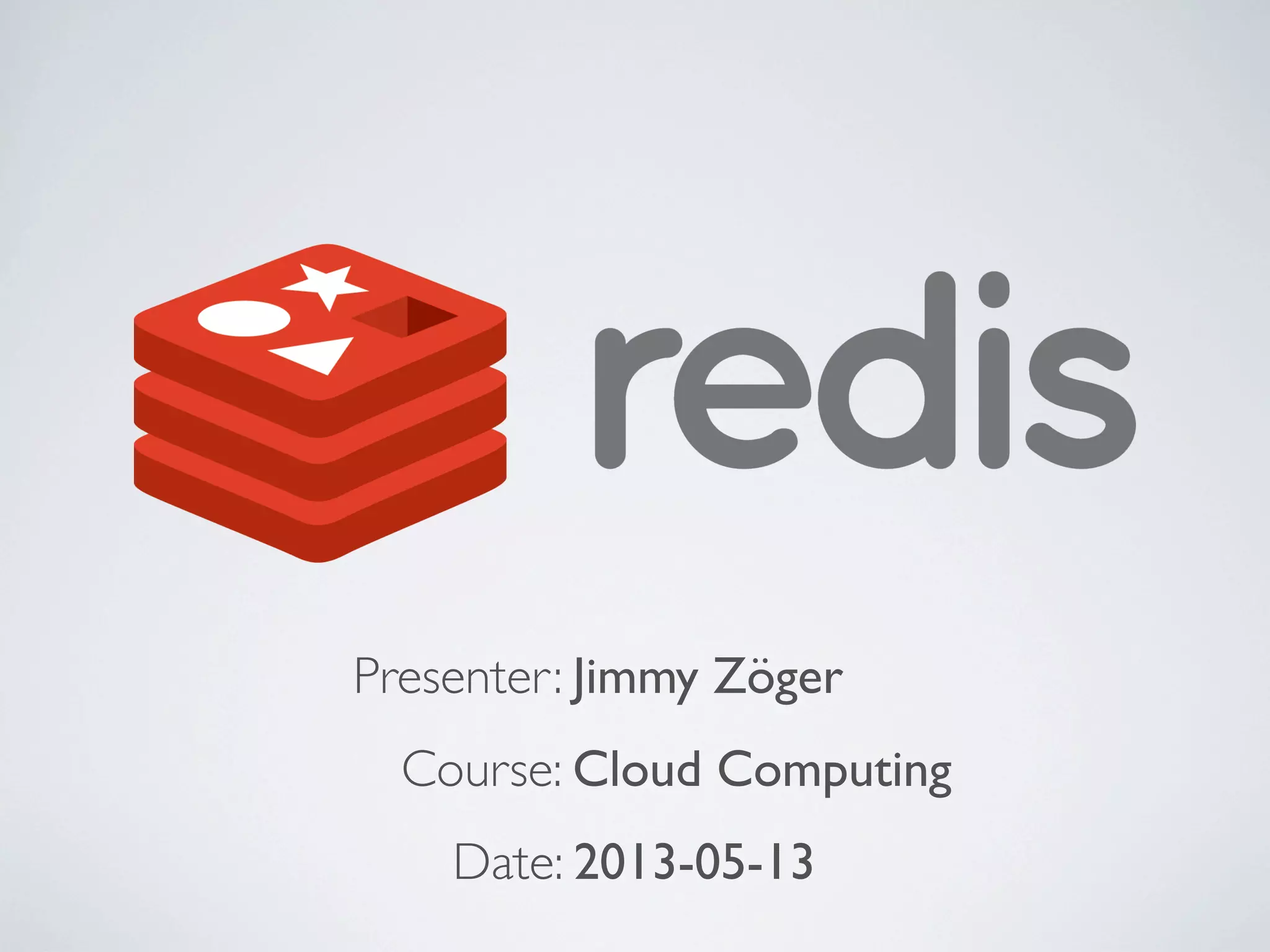 Short introduction to Redis | PPT