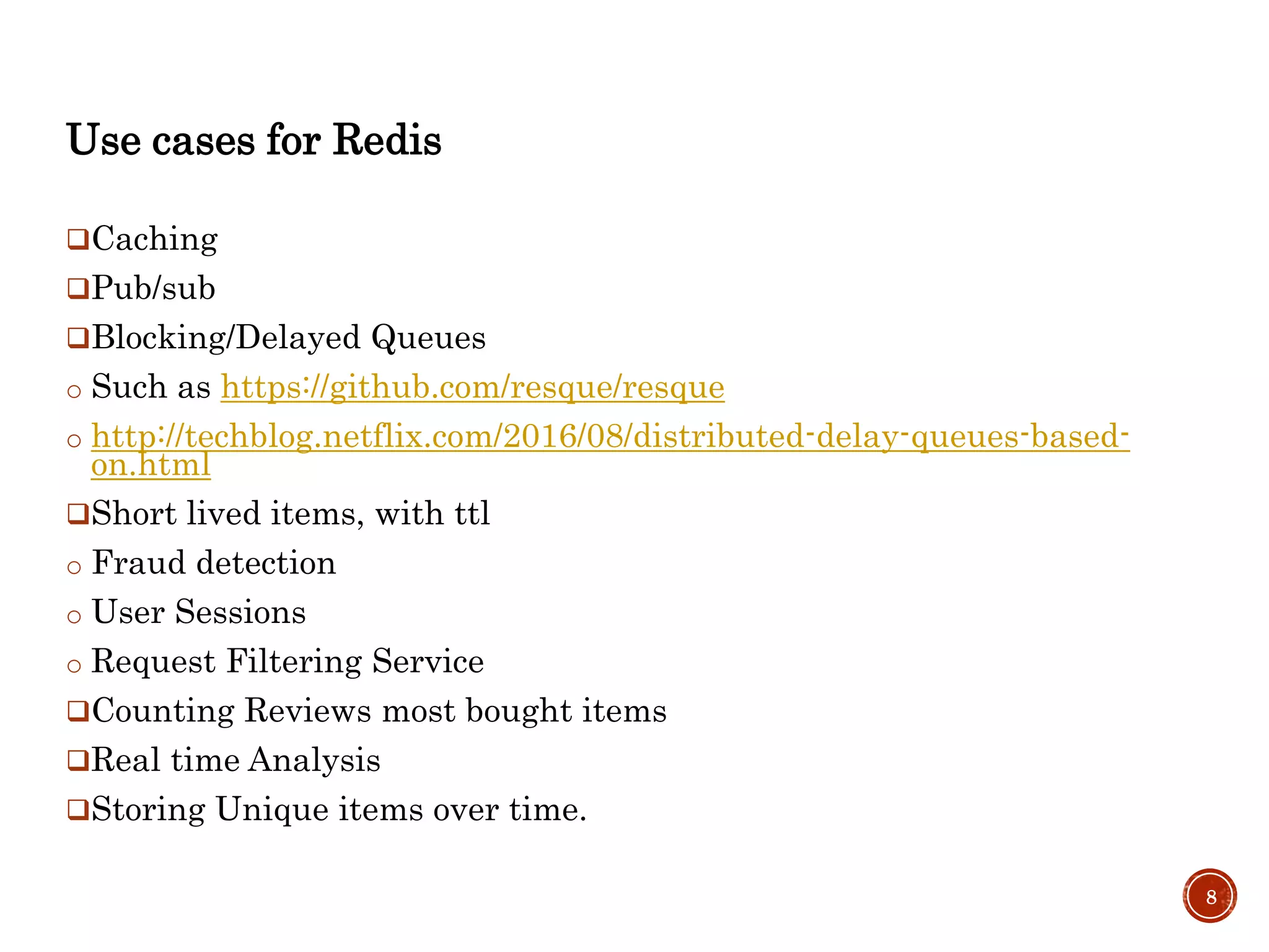 Introduction To Redis Pptx Operating Systems Computer Software And Applications