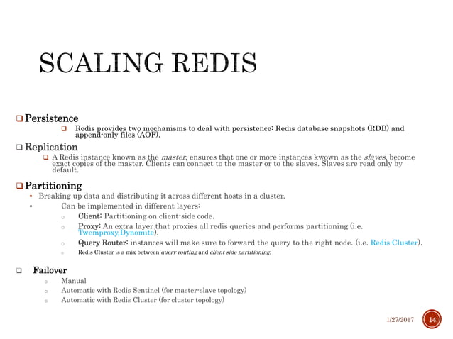 Introduction to Redis | PPTX Introduction to Redis | PPTX