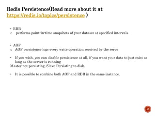Introduction to Redis | PPTX