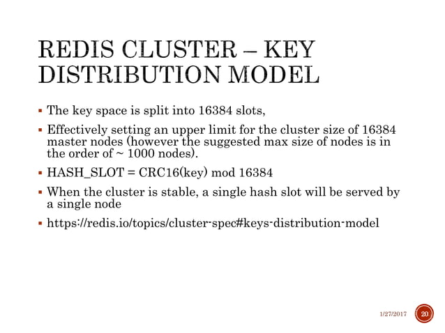 Introduction To Redis Pptx Operating Systems Computer Software