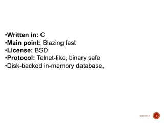 Introduction to Redis | PPTX