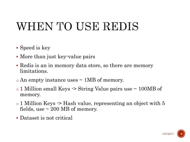 Introduction To Redis Pptx Operating Systems Computer Software And Applications