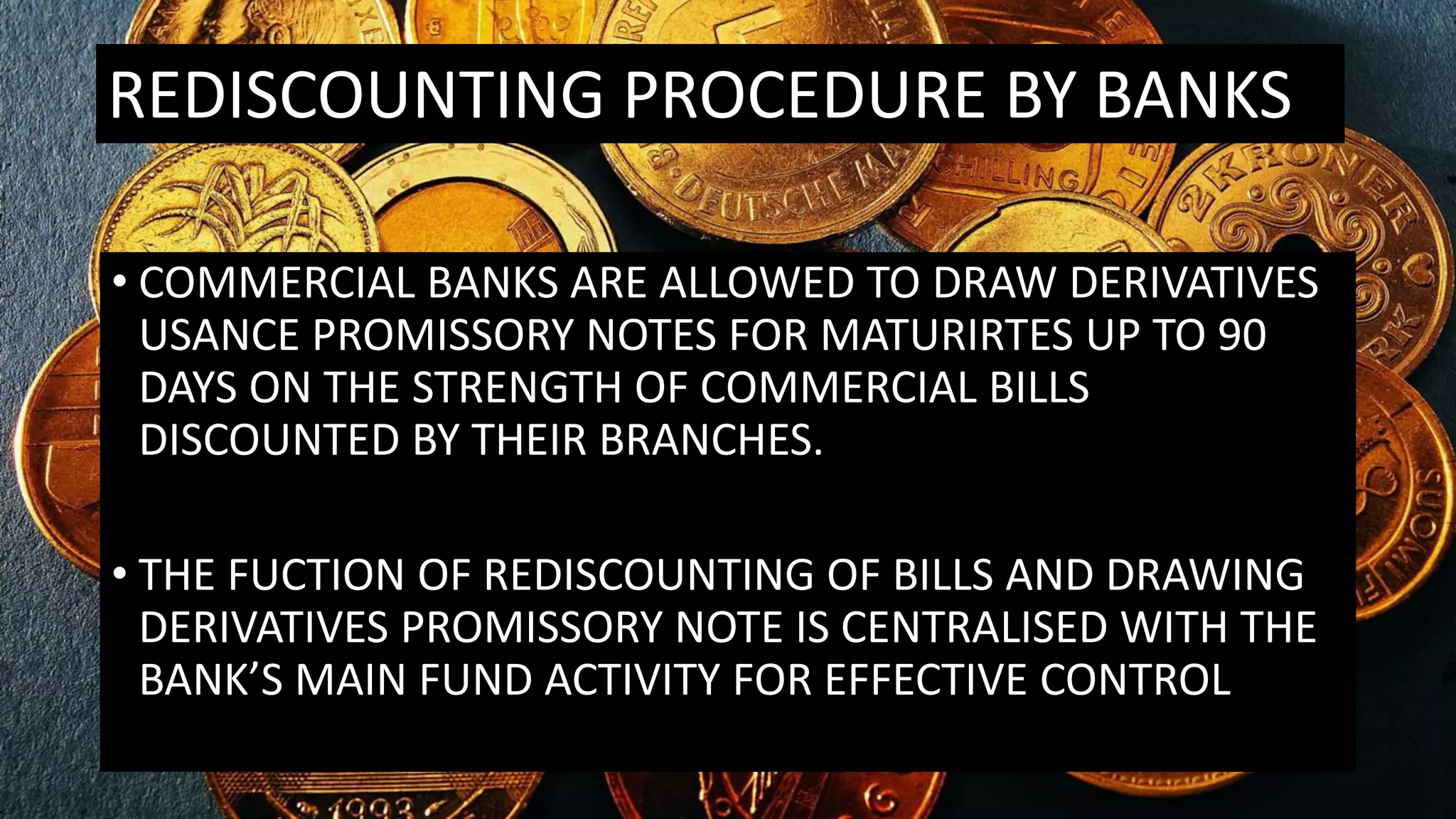 Rediscounting bills | PPTX