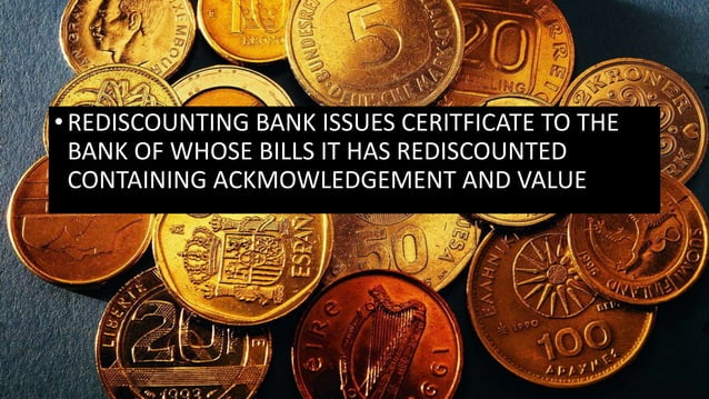 Rediscounting bills | PPTX | Business Banking & Finance | Business