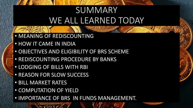 Rediscounting bills | PPTX | Business Banking & Finance | Business