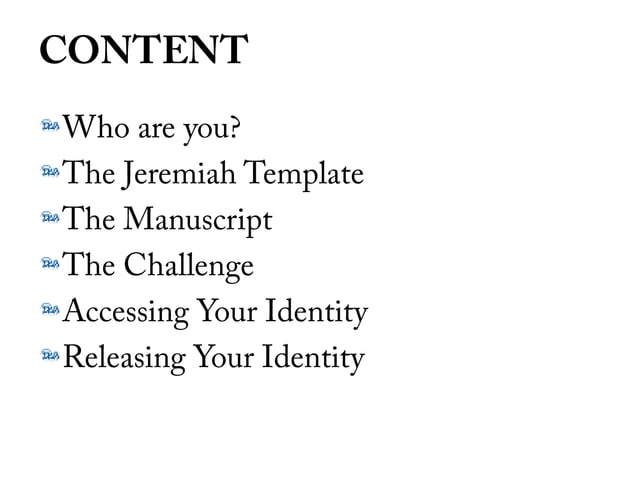 Rediscovering yourself: Finding and Releasing the True You | PPT