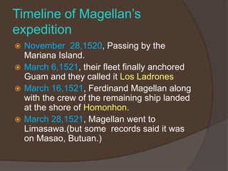 Ferdinand Magellan Timeline Of Life