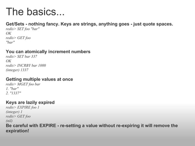 Introduction to redis - version 2 | PDF