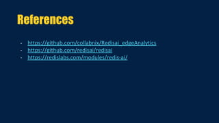 Real time Object Detection and Analytics using RedisEdge and Docker | PPT