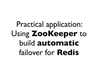 Handling Redis failover with ZooKeeper | KEY