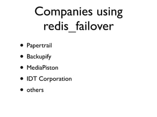 Handling Redis failover with ZooKeeper | KEY
