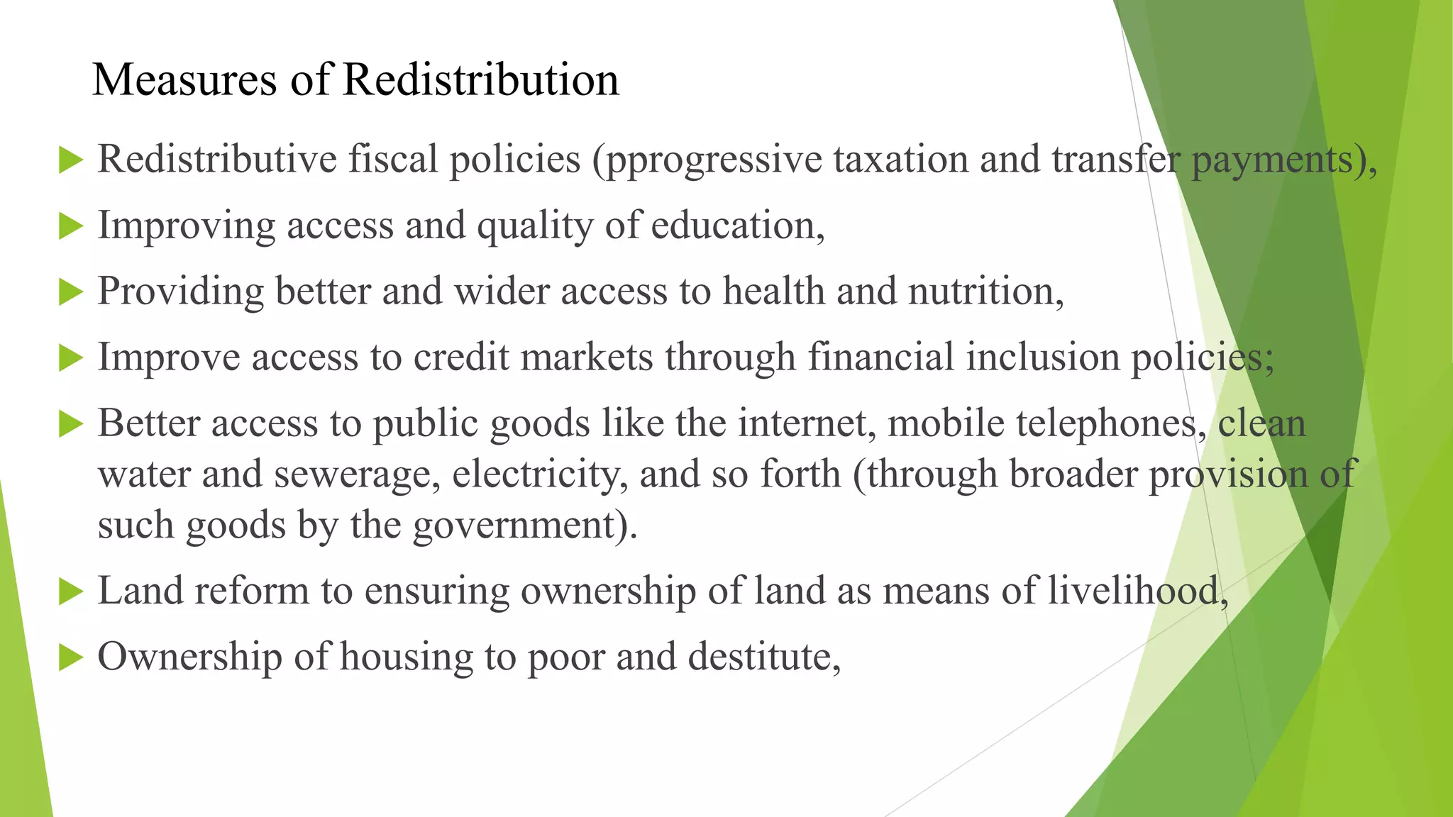 Redistribution with growth | PPT