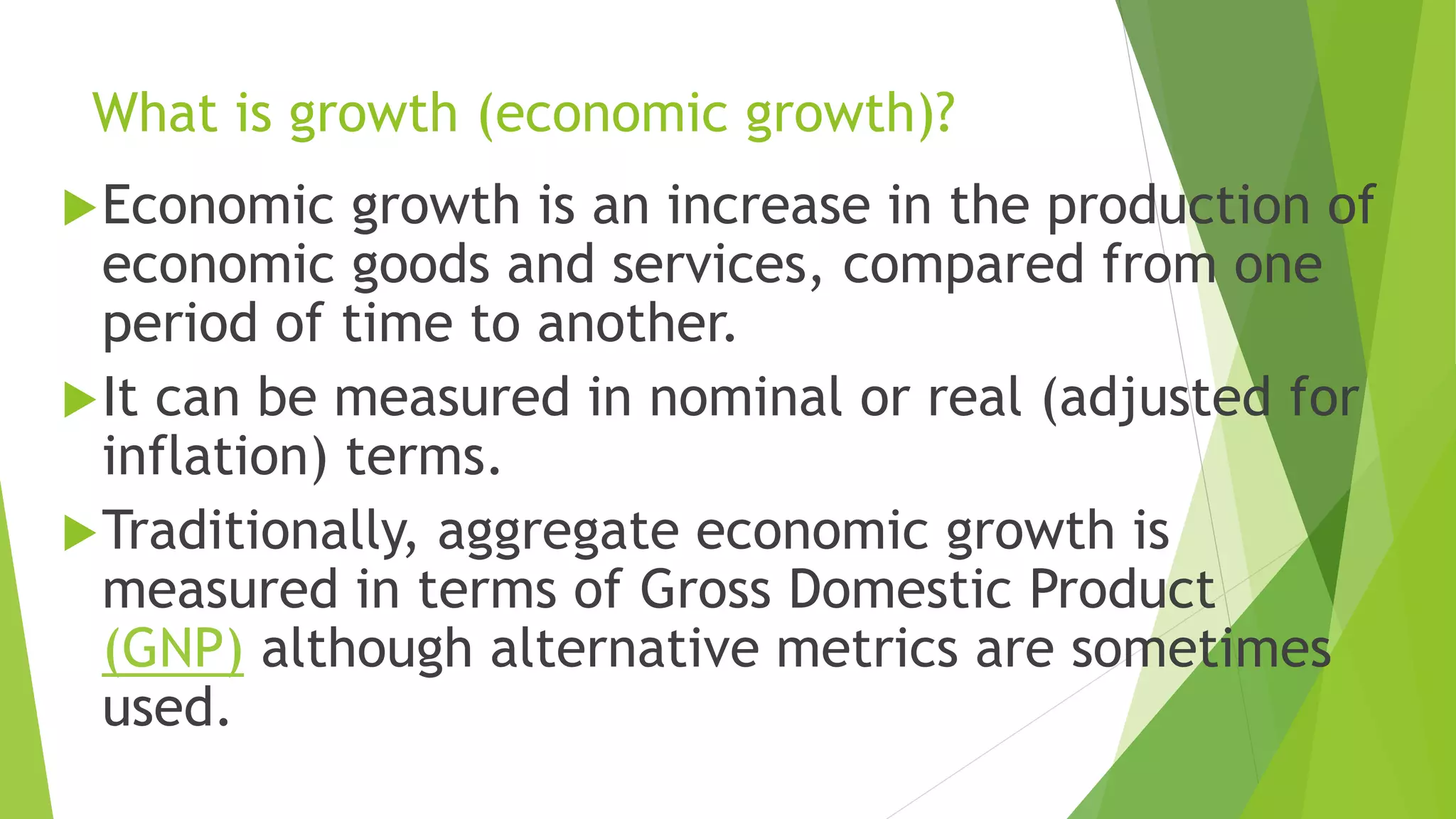 Redistribution with growth | PPT