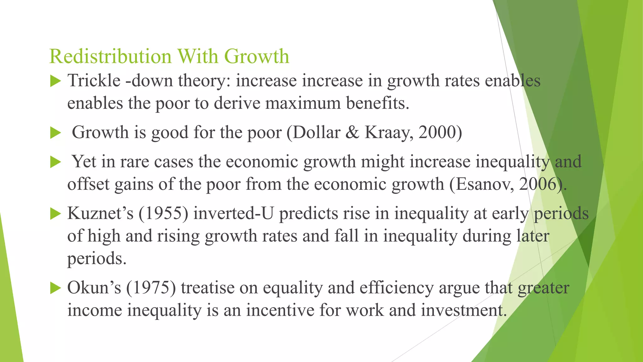 Redistribution with growth | PPT