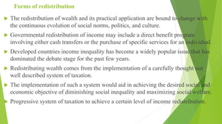 Redistribution with growth | PPT