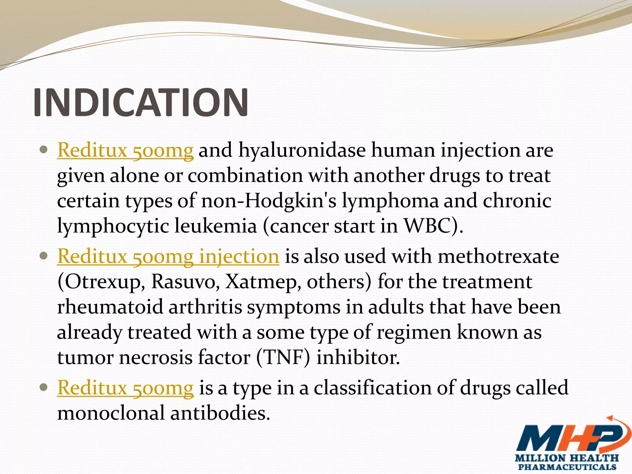Reditux 500 mg injection | PPT