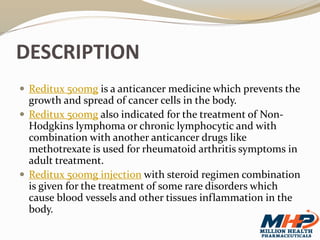 Reditux 500 mg injection | PPT