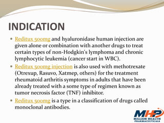 Reditux 500 mg injection | PPT