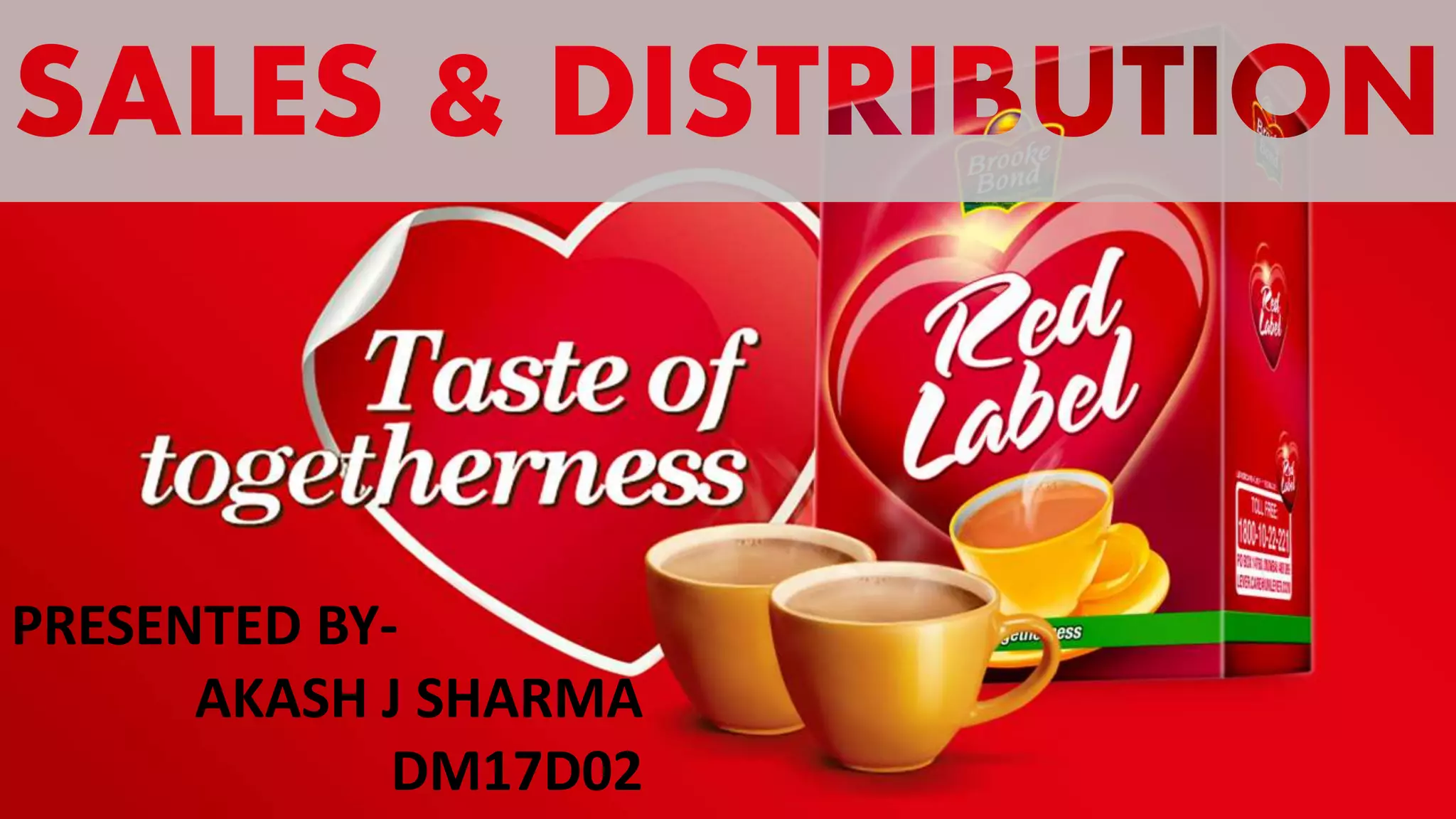 FMCG - Red Label Tea | PPTX