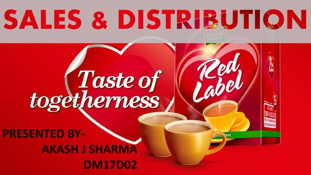 FMCG - Red Label Tea | PPTX