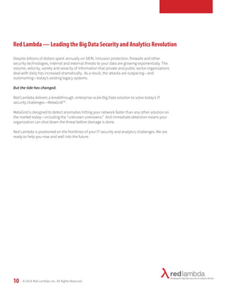 Red lambda Brochure Meta Grid Executive Overview | PDF
