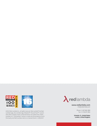 Red lambda Brochure Meta Grid Executive Overview | PDF