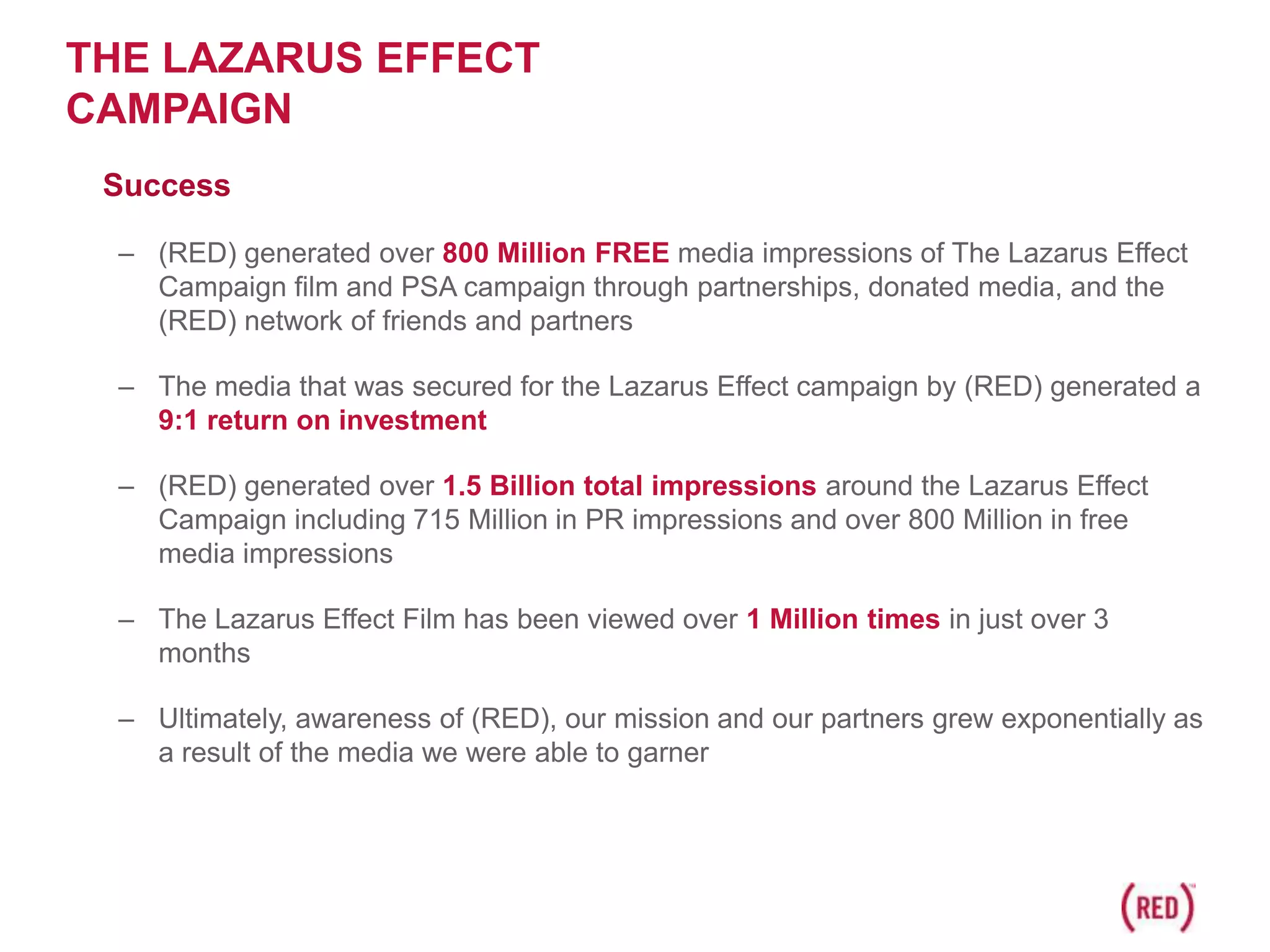 (Red) lazarus effect ppt | PPT