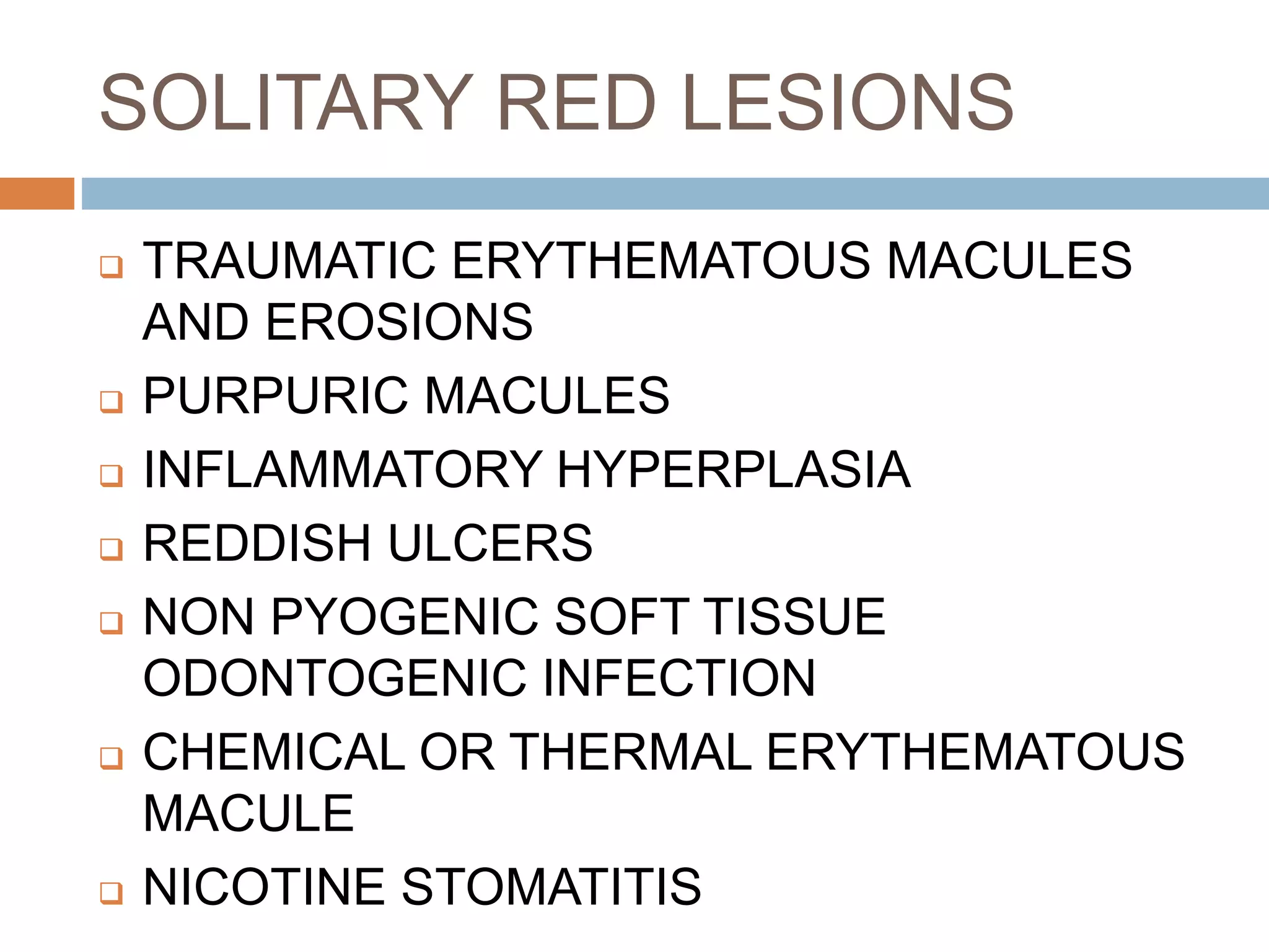 RED LESIONS | PPTX