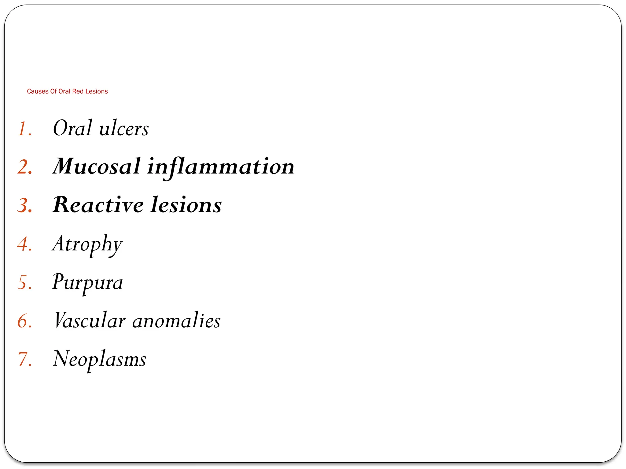 Red Lesions #1.pptx of oral cavity oral medicine | PPTX