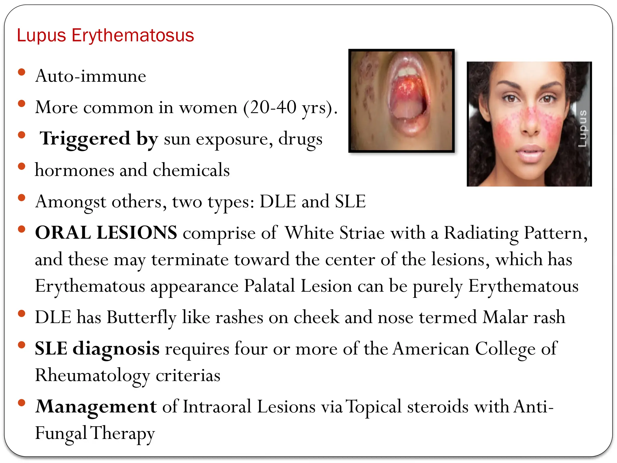 Red Lesions in oral cavity oral medicine | PPT