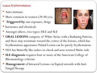 Red Lesions in oral cavity oral medicine | PPT