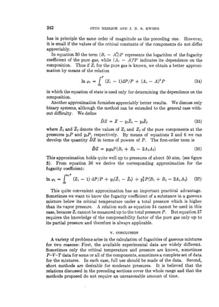 Redlich kwong, 1949 | PDF