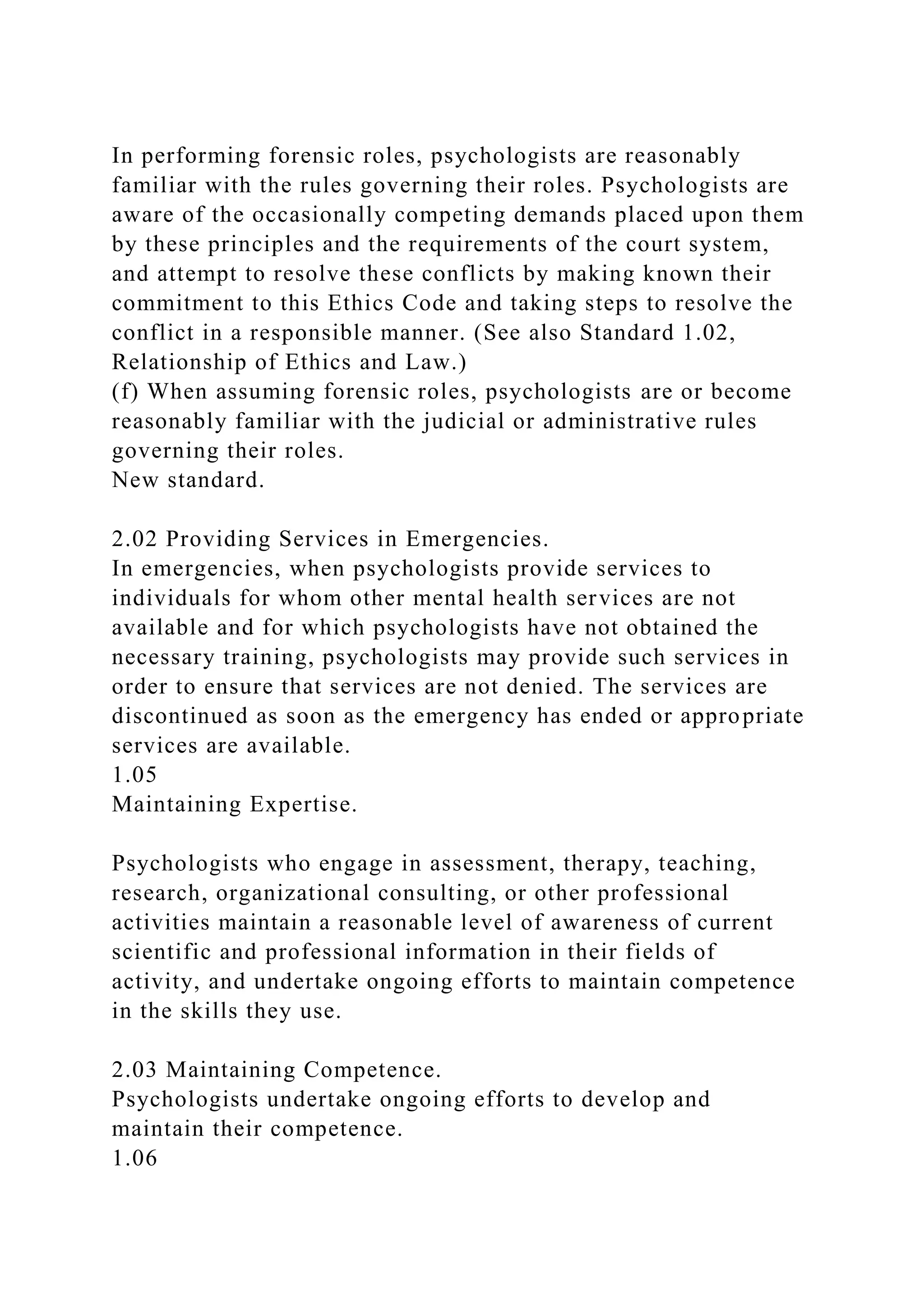 Redline Comparison of APA Ethical Principles of Psychologists an.docx ...