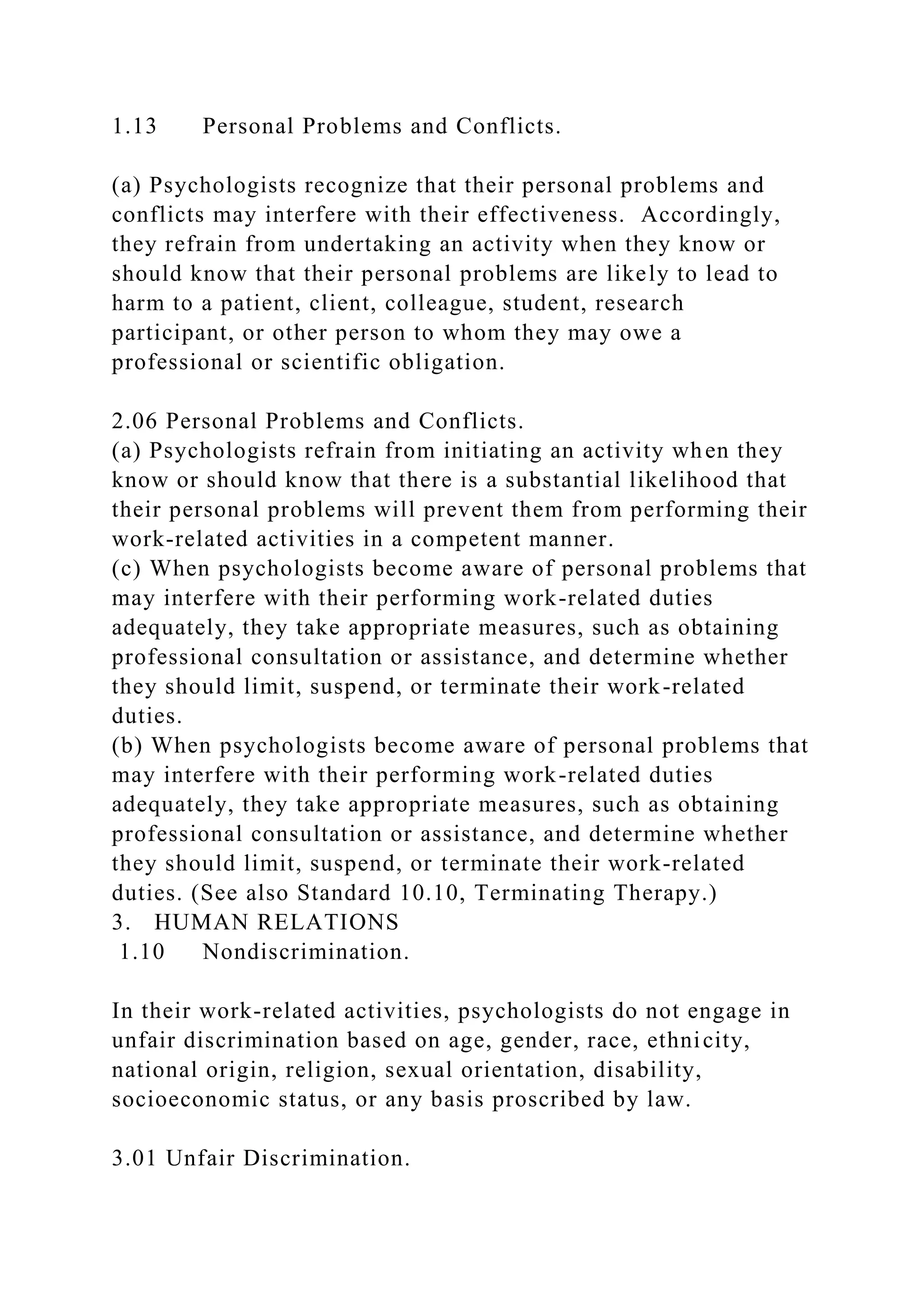 Redline Comparison of APA Ethical Principles of Psychologists an.docx ...