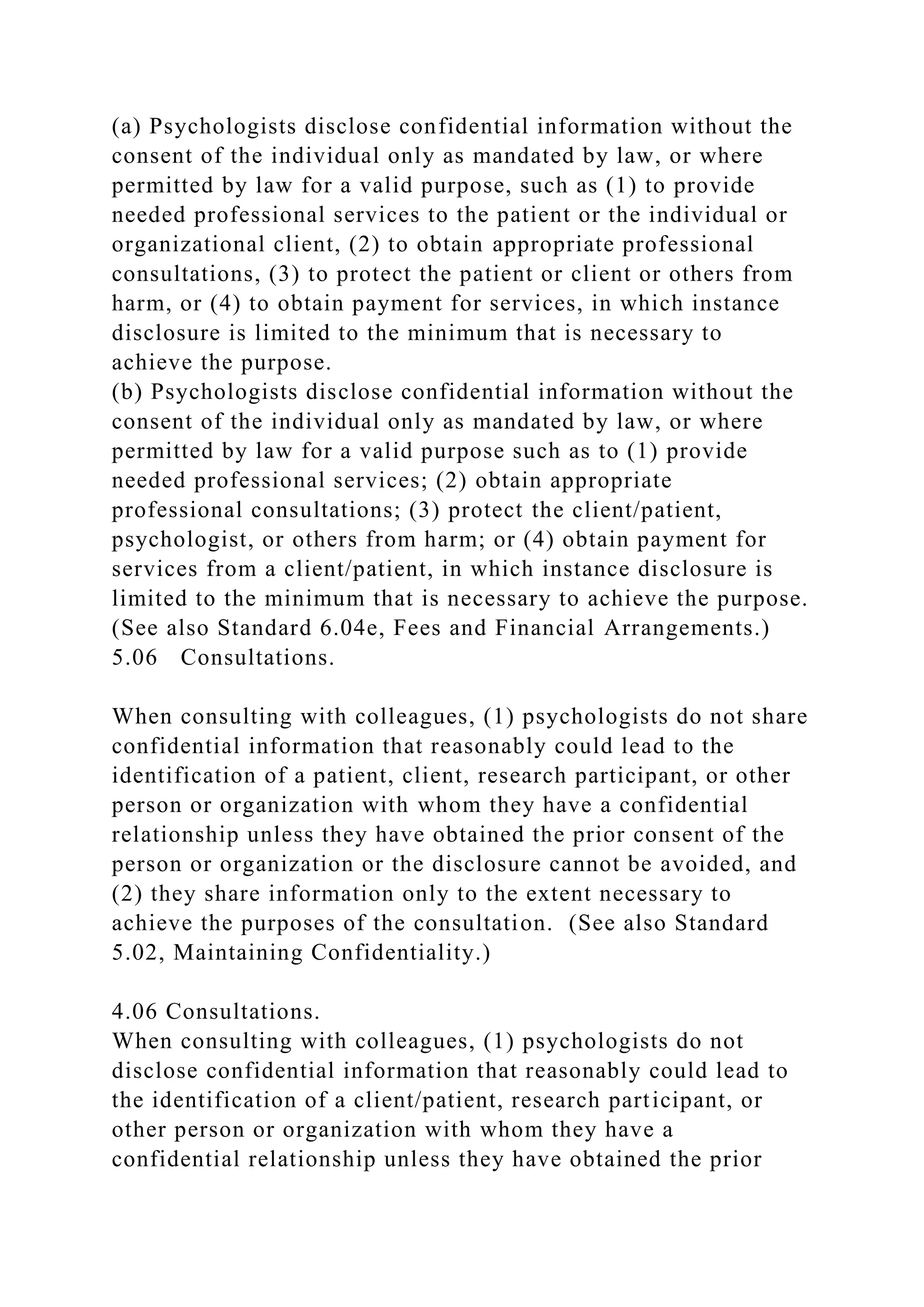 Redline Comparison of APA Ethical Principles of Psychologists an.docx ...