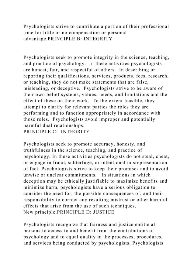 Redline Comparison of APA Ethical Principles of Psychologists an.docx ...
