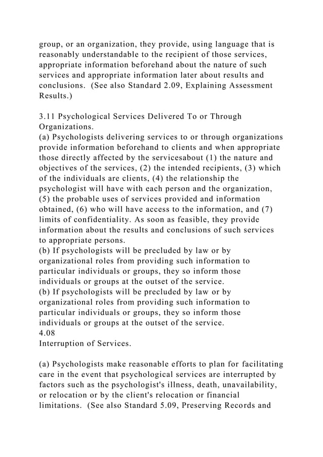 Redline Comparison of APA Ethical Principles of Psychologists an.docx ...